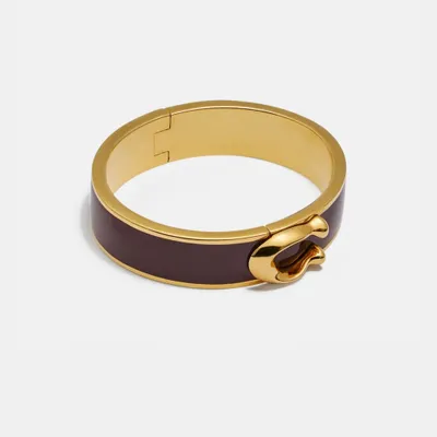 Coach Signature C Hinged Bangle Bracelet | Mall of America®