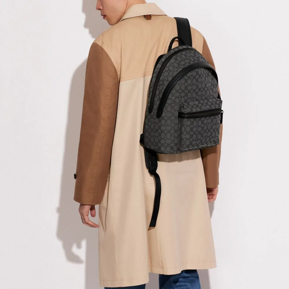 Coach Charter Backpack In Signature Jacquard | Mall of America®