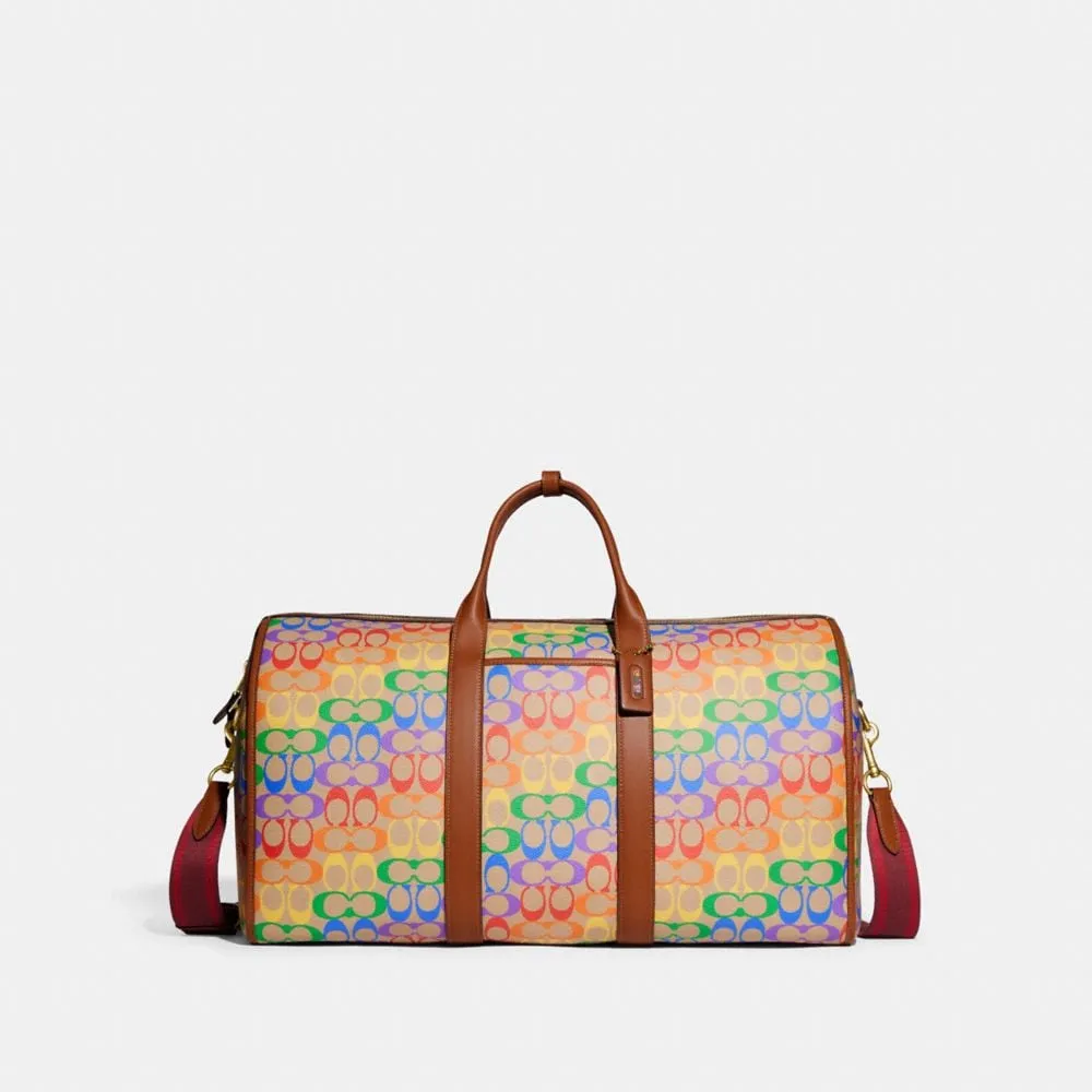 Coach Gotham Duffle In Rainbow Signature Canvas | Mall of America®