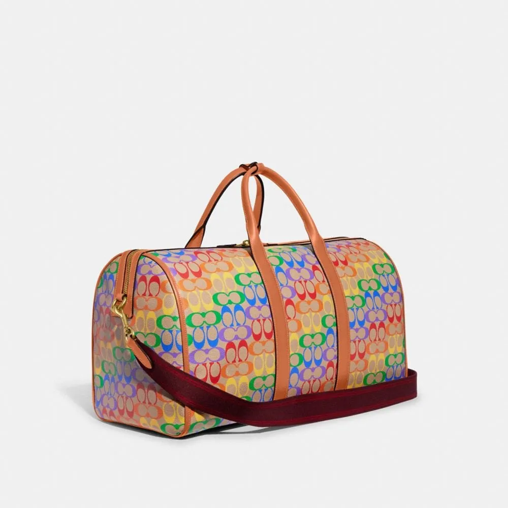 Coach Gotham Duffle In Rainbow Signature Canvas | Mall of America®