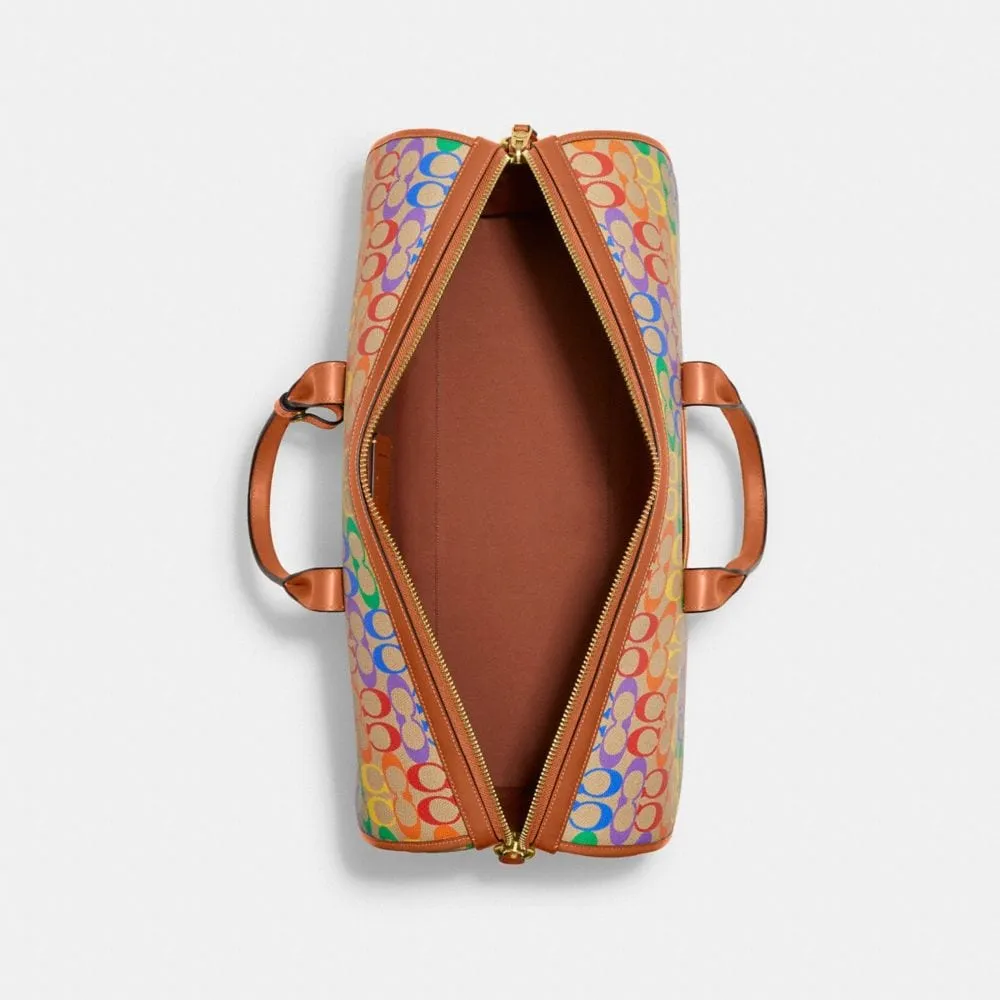 Coach Gotham Duffle In Rainbow Signature Canvas | Mall of America®