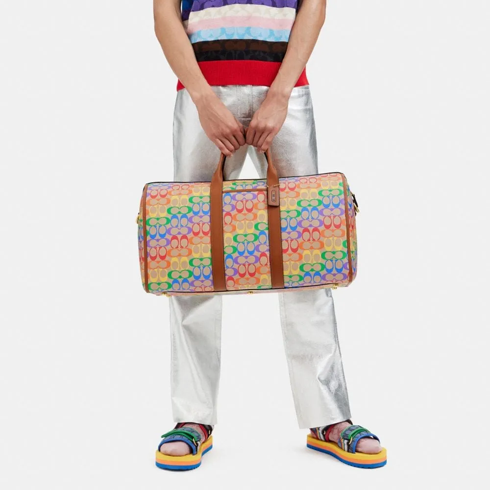 Coach Gotham Duffle In Rainbow Signature Canvas | Mall of America®