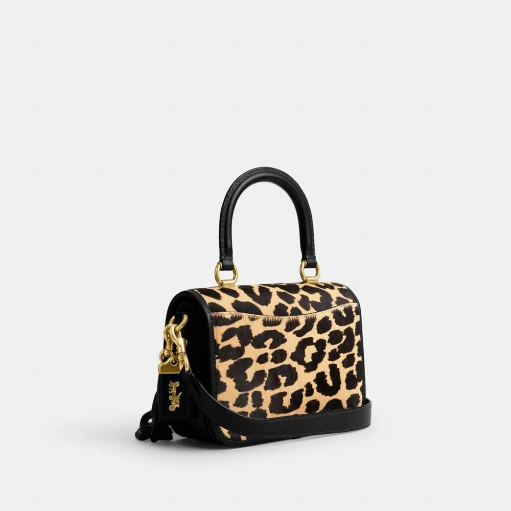 Coach Rogue Top Handle In Haircalf With Leopard Print | Mall of America®