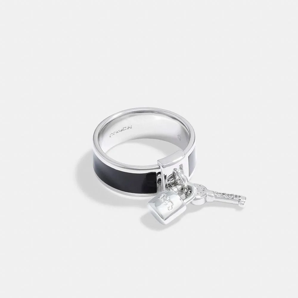 Coach Padlock Enamel Ring | Mall of America®
