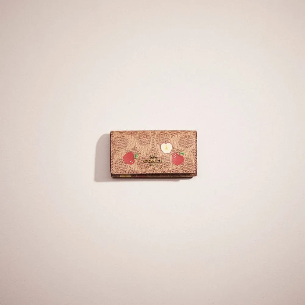 Coach Restored Six Ring Key Case In Signature Canvas With Scattered ...