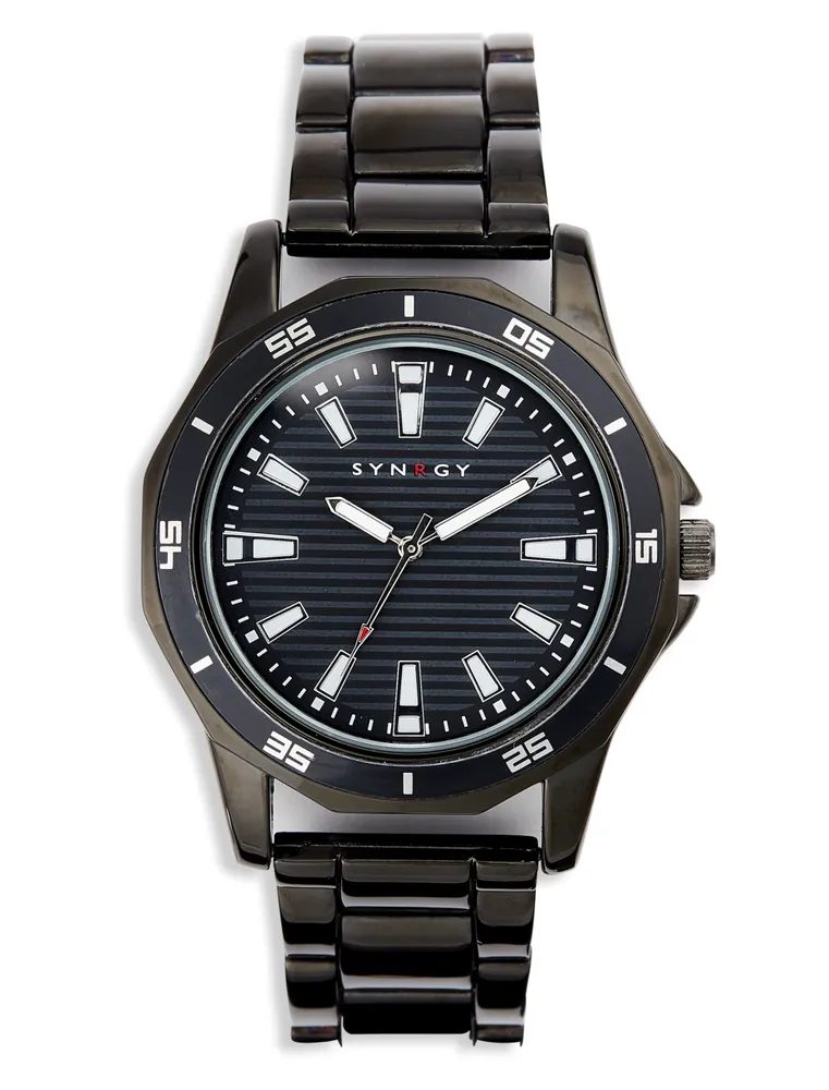 Synrgy Black Metal Bracelet Watch | Hamilton Place