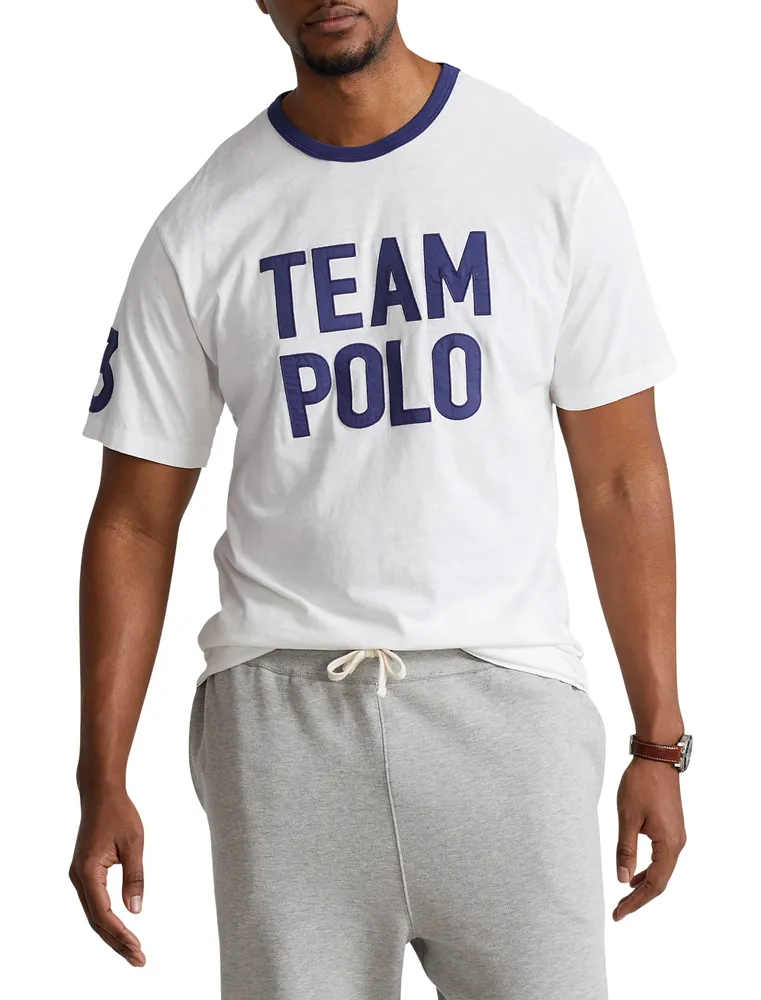 Polo Ralph Lauren Preppy Team Polo Logo-Patch T-Shirt | Hamilton Place