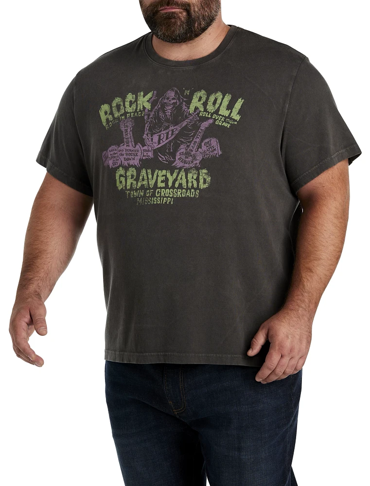 Lucky Brand Rock and Roll Graveyard Graphic Tee | Hamilton Place