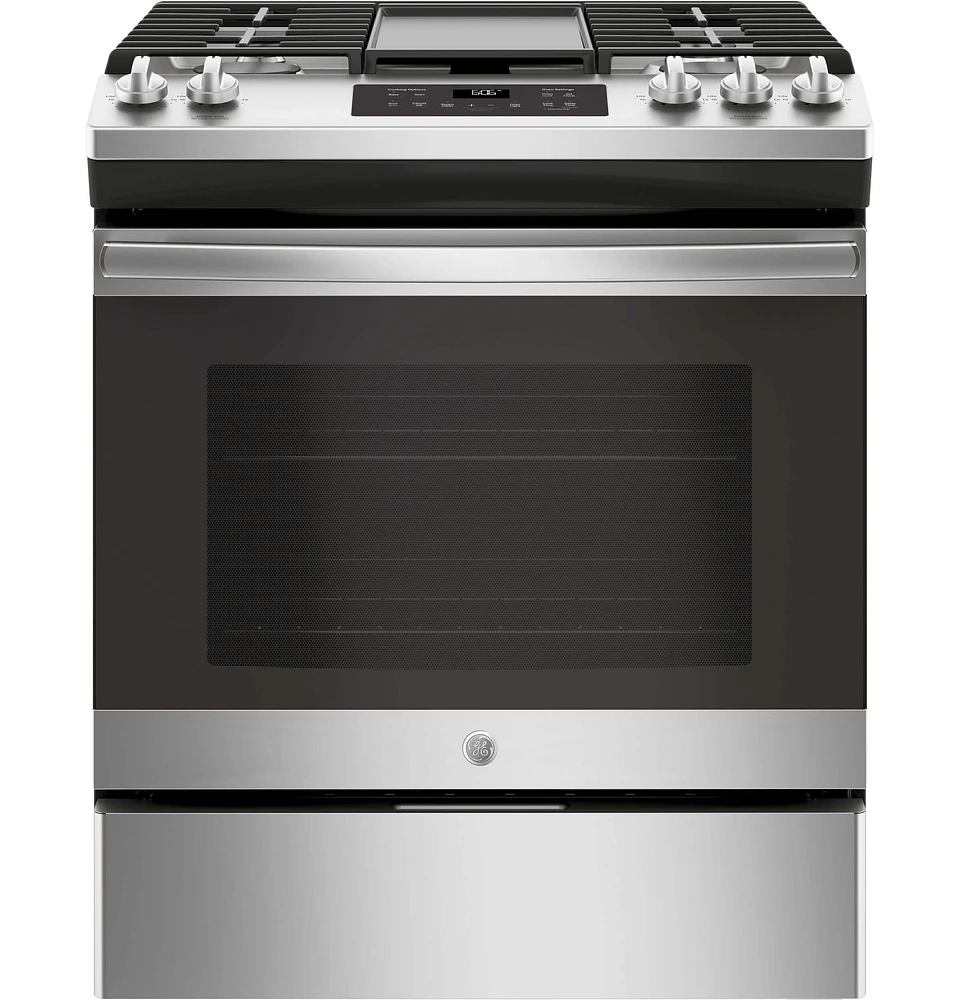 GE JGSS66SELSS 5.3 cu.ft. 5 Burner Gas Range | Electronic Express ...