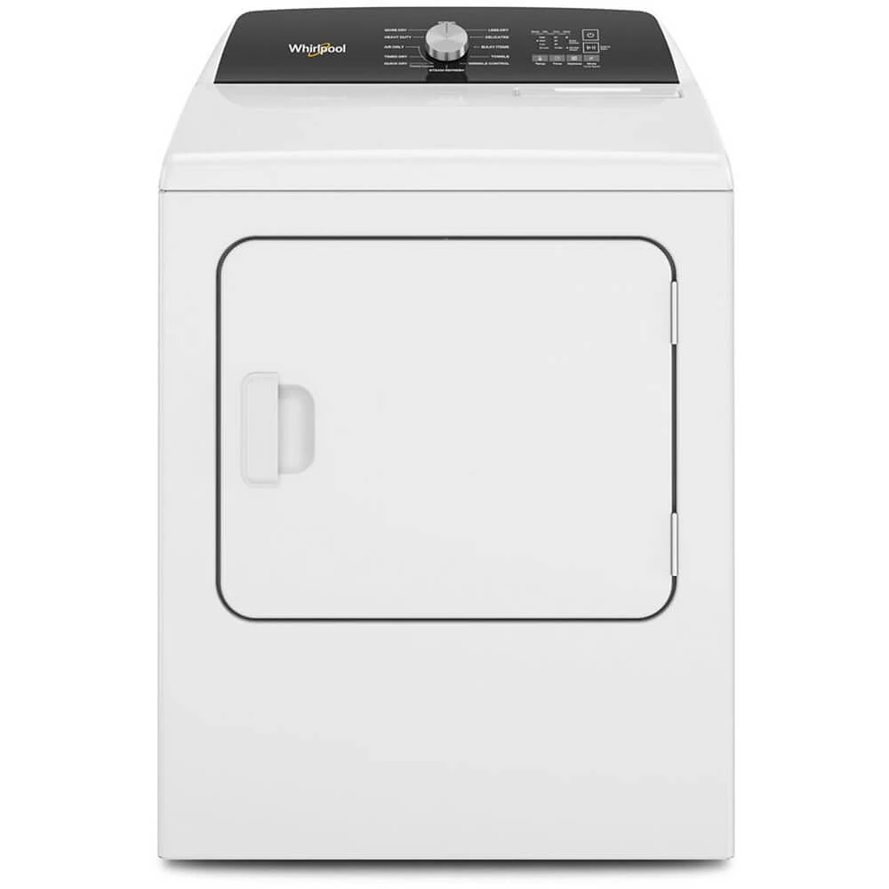 Whirlpool WED5050LW-OBX 7.0 Cu. Ft. Top Load White Electric Moisture ...