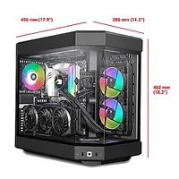 IBUYPOWER HYTE Y60 Mid-Tower ATX Case - Black | Electronic Express ...