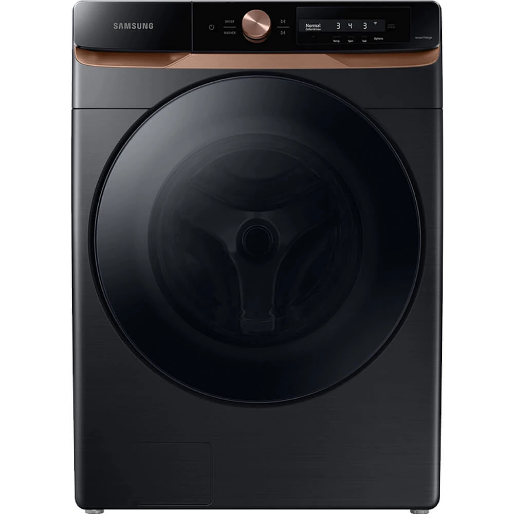 Samsung 4.6 Cu. Ft. Brushed Black Smart Dial Front Load Washer ...
