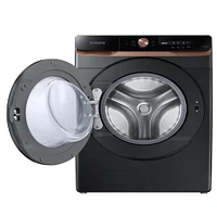 Samsung 4.6 Cu. Ft. Brushed Black Smart Dial Front Load Washer ...