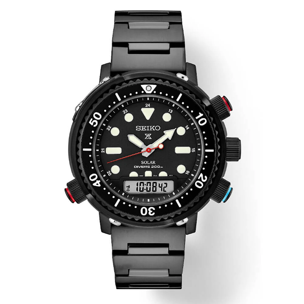 Seiko Prospex Solar Analog-Digital Divers Watch Limited Edition ...