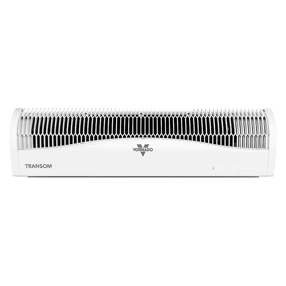 Vornado TRANSOM White Window Fan with Reversible Exhaust | Electronic ...