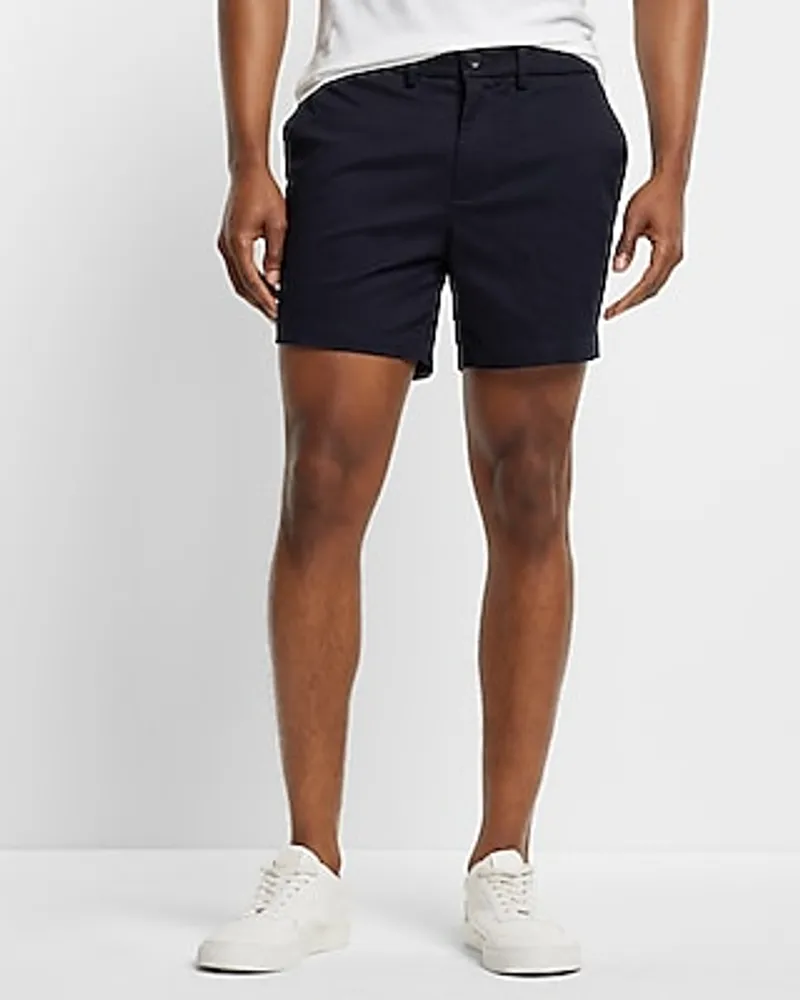 Express Solid 6" Hyper Stretch Chino Shorts Men's | Mall of America®