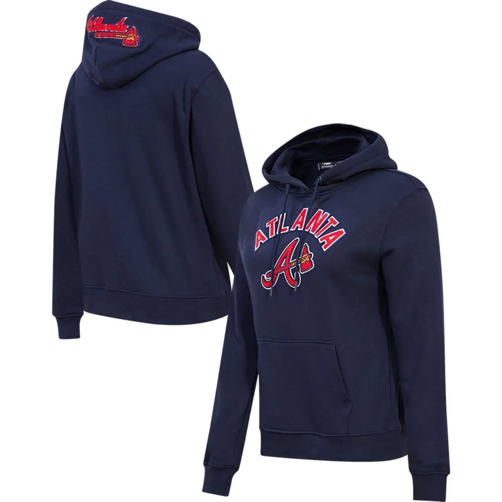 Lids Atlanta Braves Pro Standard Women's Classic Fleece Pullover Hoodie ...