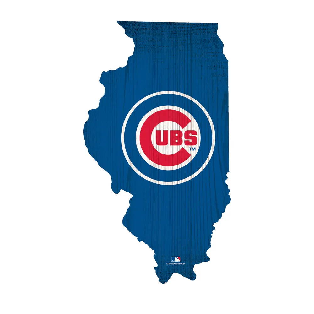 Lids Chicago Cubs 12" Logo State Sign | Hamilton Place