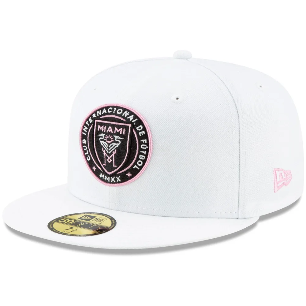 Lids Inter Miami CF New Era Team Logo 59FIFTY Fitted Hat - White ...