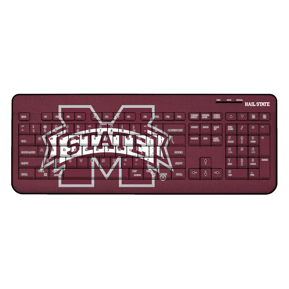 Lids Mississippi State Bulldogs Solid Design Wireless Keyboard ...