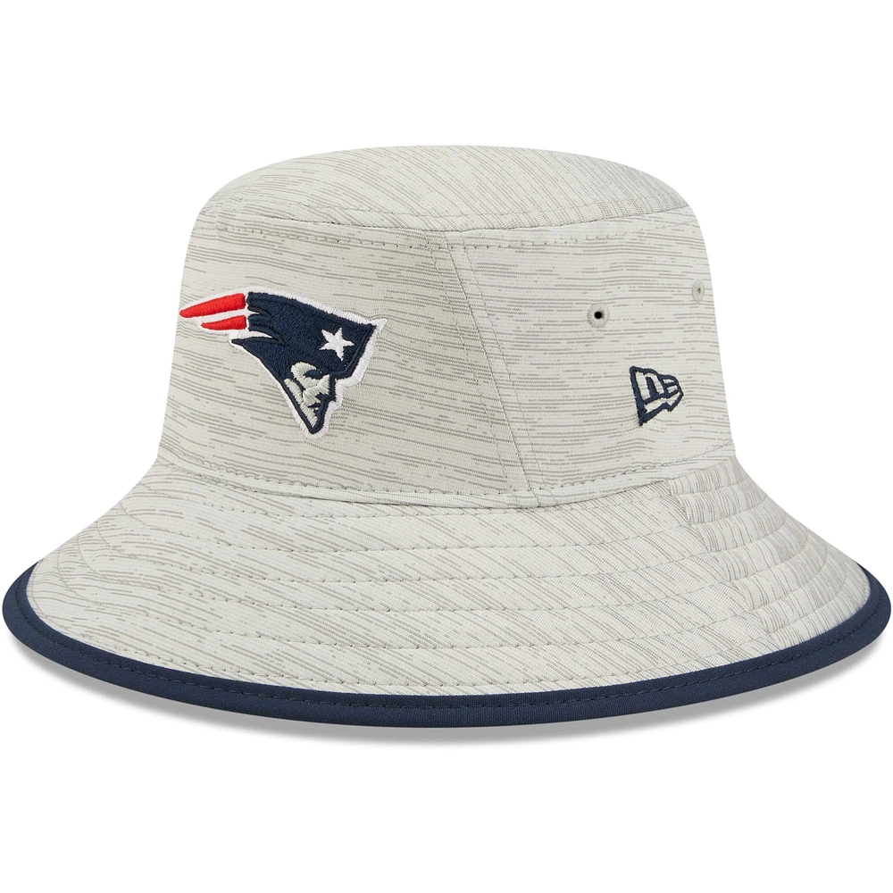 Lids New England Patriots New Era Distinct Bucket Hat Gray Hamilton Place