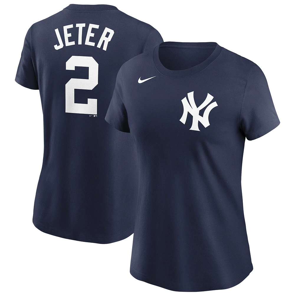 Lids Derek Jeter New York Yankees Nike Women's Name & Number T-Shirt ...