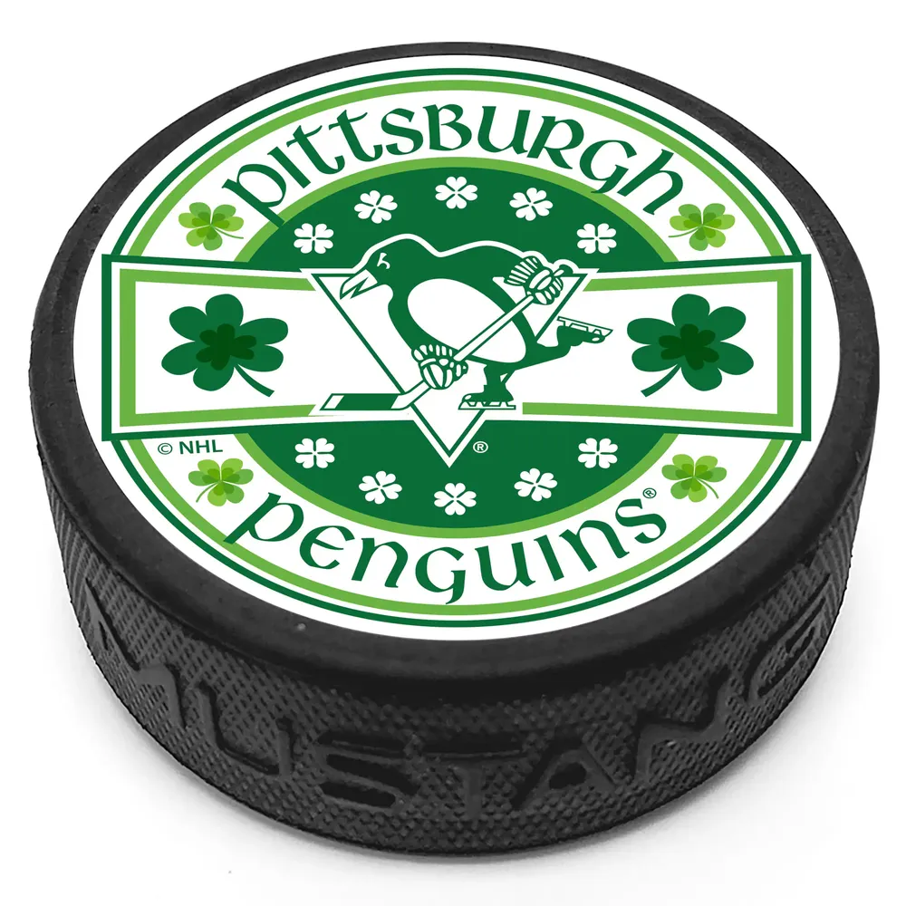 Lids Pittsburgh Penguins St. Patrick's Day Puck | Hamilton Place