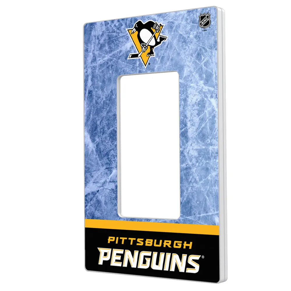 Lids Pittsburgh Penguins Wordmark Single Rocker Lightswitch Plate ...