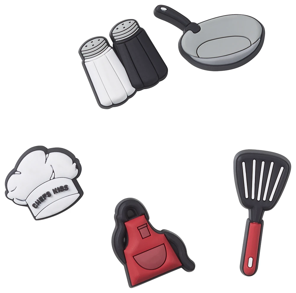 Crocs Mens Crocs Jibbitz Chef 5-Pack - Mens Multi Size One Size | Mall ...