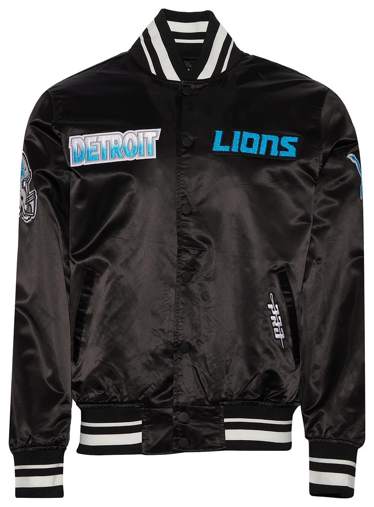 Pro Standard Detroit Lions Turn It Up M Rib Satin Jacket - Men's | Mall ...