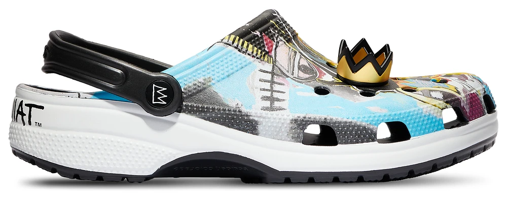 Crocs Mens Basquiat Classic Clogs - Shoes Blue/Black/Multi | Hamilton Place