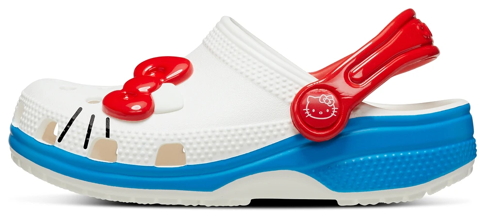 Crocs Womens Hello Kitty IAM Classic Clogs - Shoes White/White | Mall ...