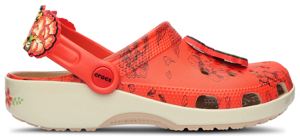 Crocs Womens Frida Kahlo Classic Clogs - Shoes Bone | Hamilton Place