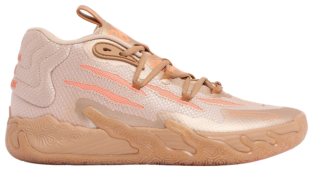 Puma Mens Lamelo Ball MB.03 CNY - Shoes Gold/Fluro Peach Pes ...