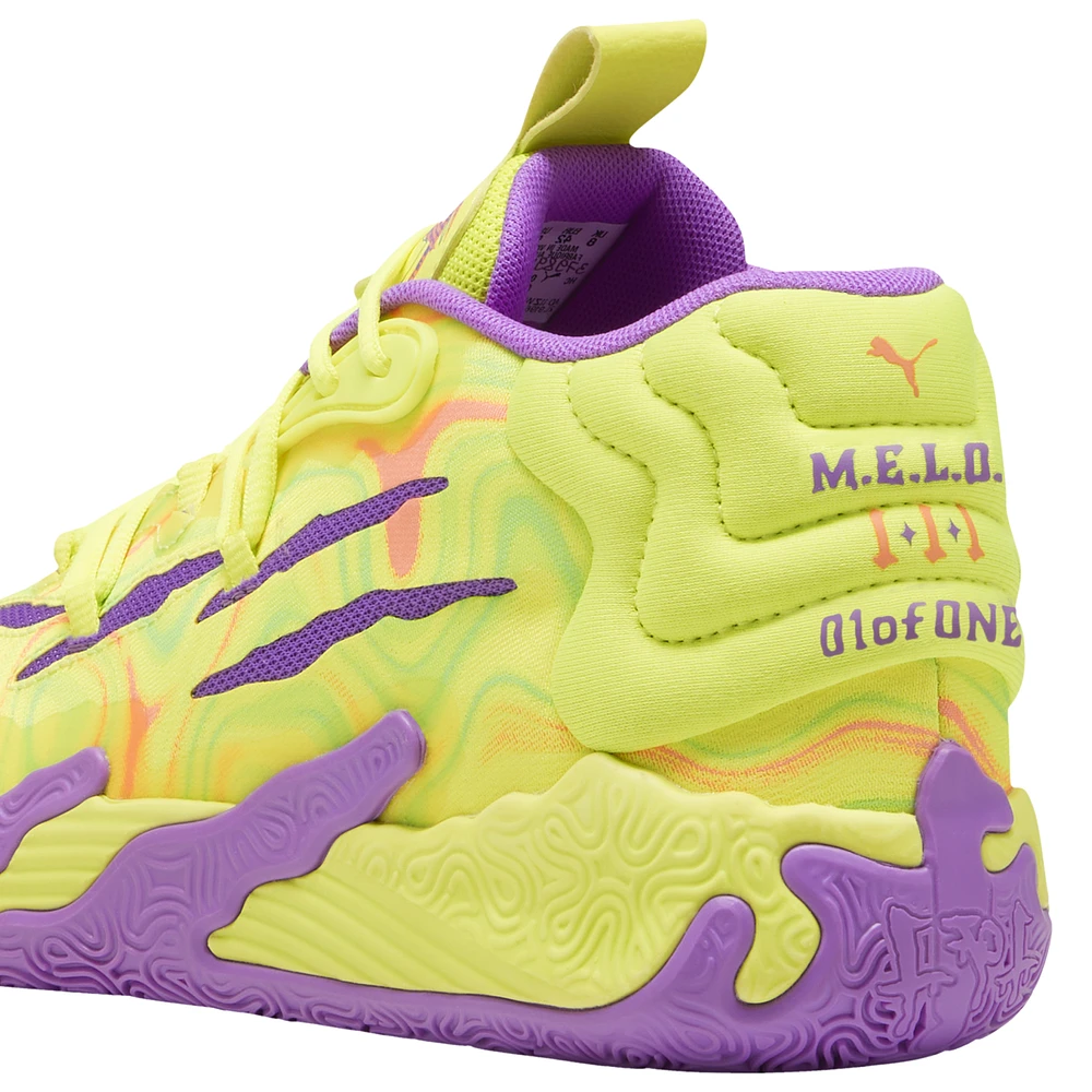 PUMA Mens Lamelo Ball MB.03 Spark - Basketball Shoes Yellow/Red/Purple ...