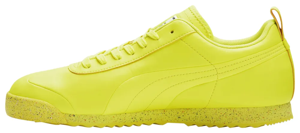 PUMA Mens PUMA Roma Speckled - Mens Shoes Yellow/Multi Size 10.5 | Mall ...