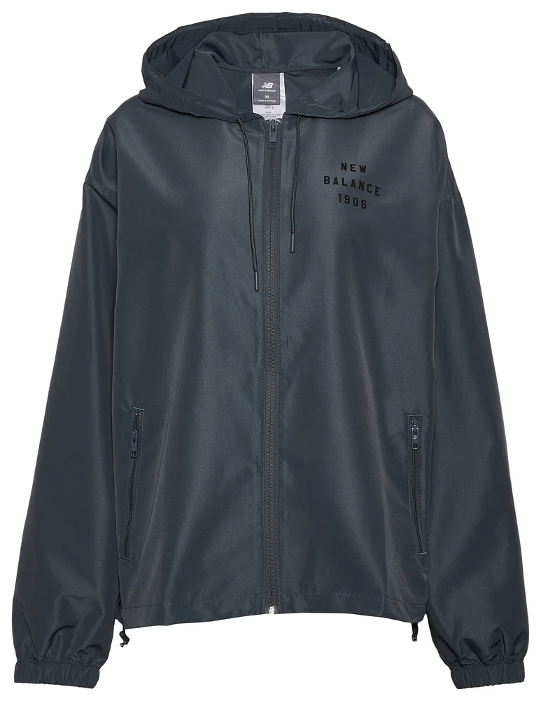 New Balance Womens Iconic Collegiate Woven Jacket | Hamilton Place