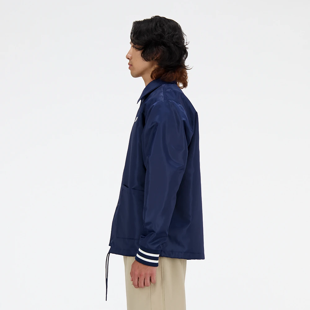 New Balance Mens Greatest Hits Coaches Jacket - Navy/White | Mall of ...