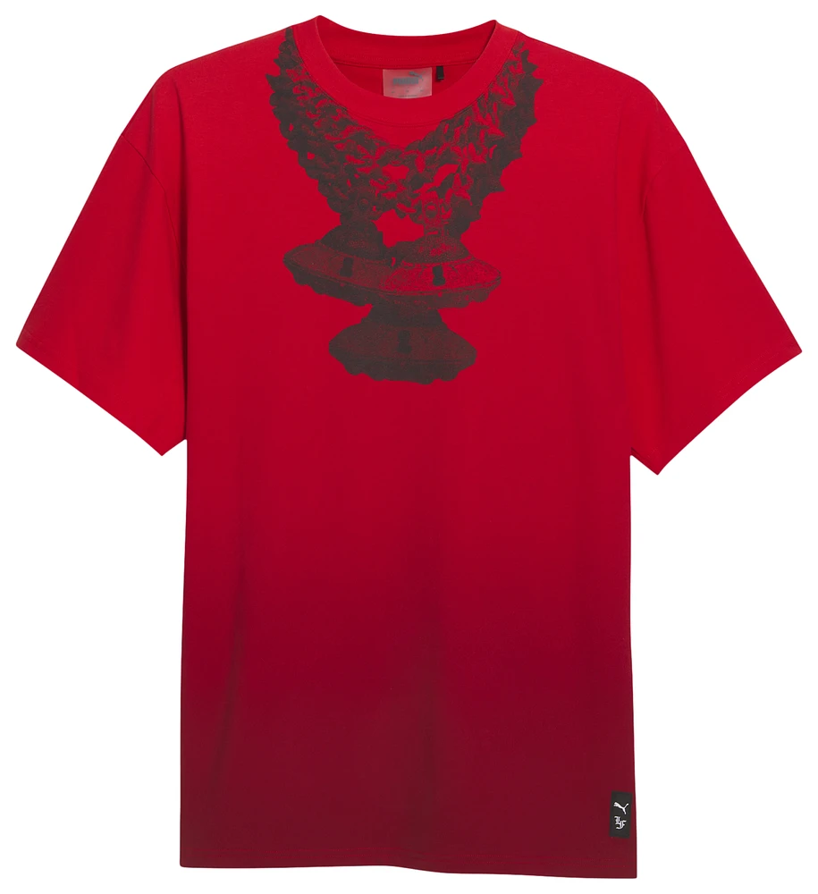 PUMA Mens Hoops X Lafrance Holiday S/S T-Shirt - For All Time Red ...
