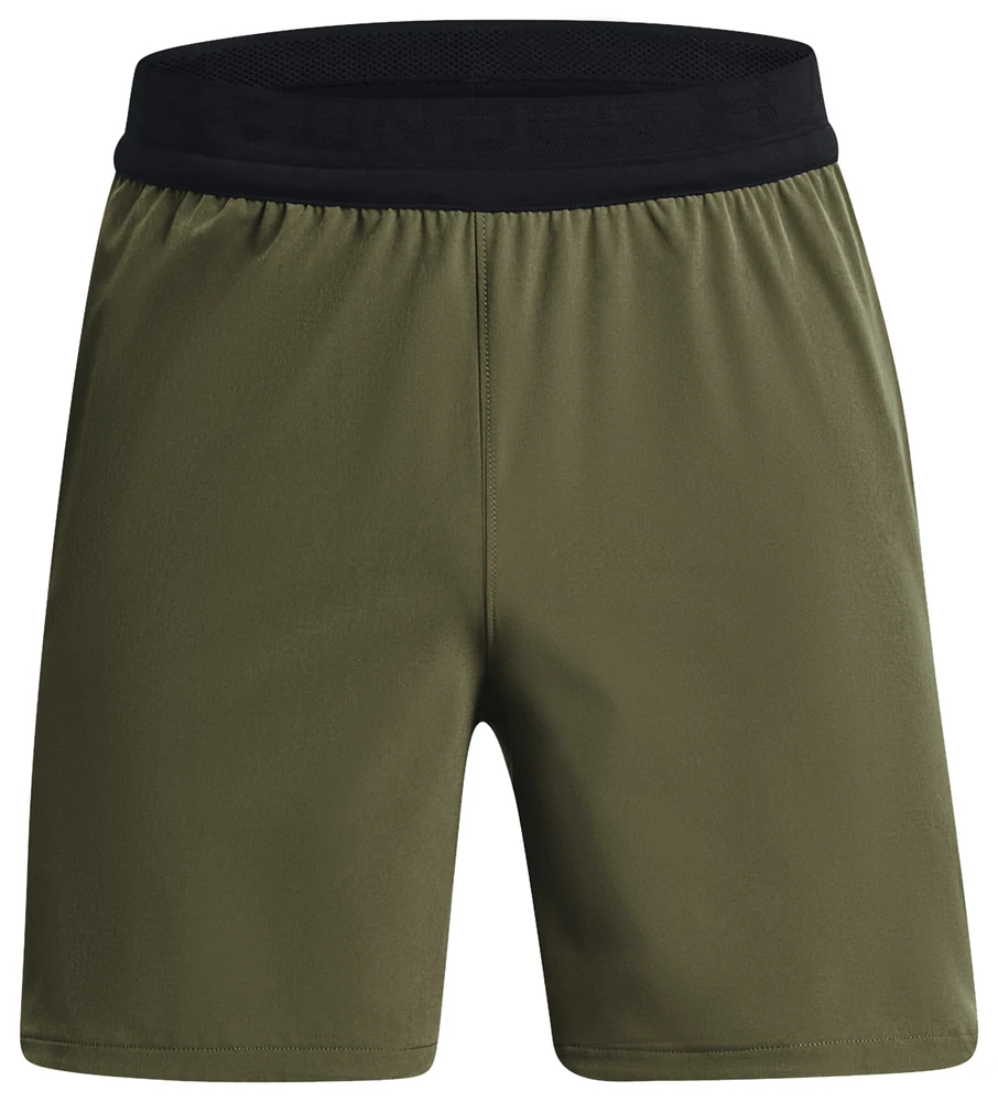 Under Armour Mens Peak Woven Shorts - Marine Od Green/Black | Mall of ...