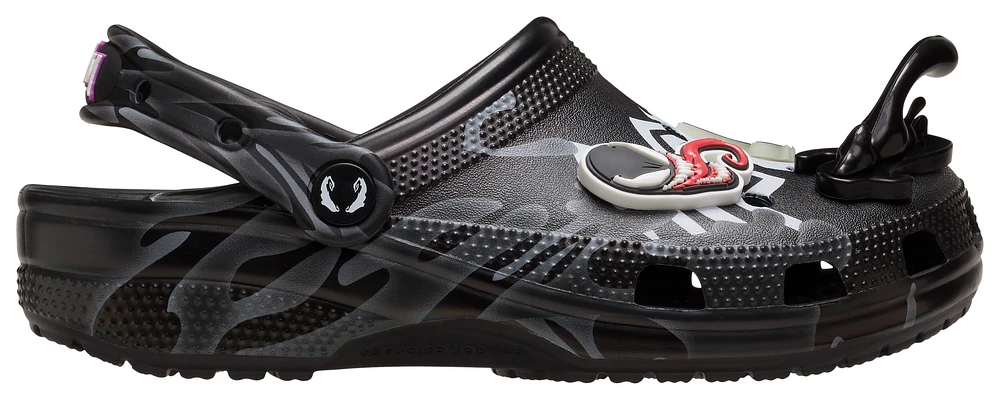 Crocs Mens Classic Clogs Spider-Man Venom - Shoes Black/Black/White ...