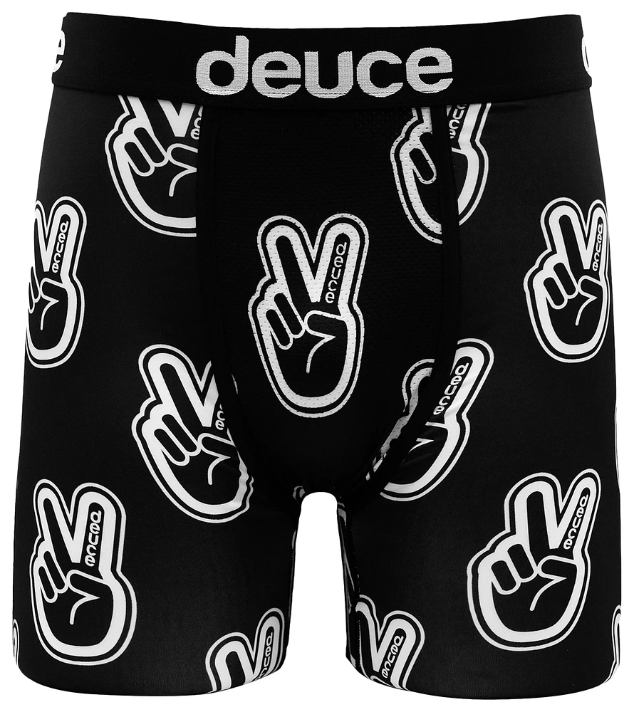 Deuce Mens Peace Underwear - White/Black | Hamilton Place