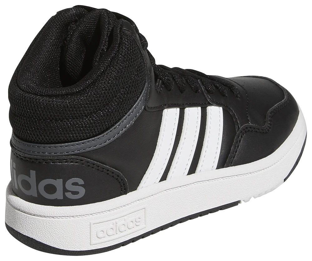 Adidas Boys Hoops Mid 3.0 - Boys' Preschool Basketball Shoes Black ...