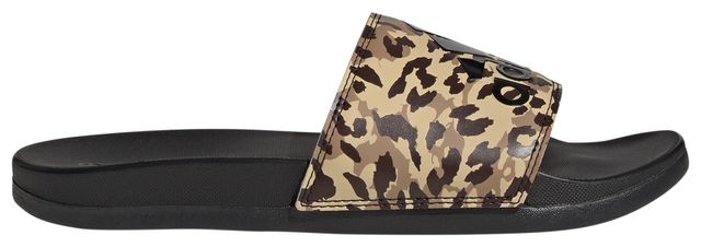 Luscious generation assemble leopard print adidas slides digest tired ...