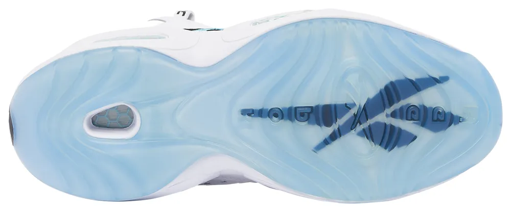 Reebok Mens Question Mid Anuel Double Toe - Shoes Black/White/Blue ...