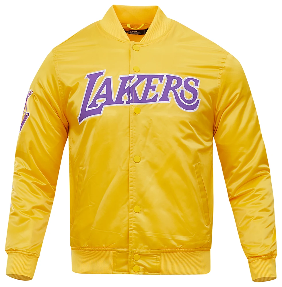 Pro Standard Lakers Big Logo Satin Jacket - Men's | Mall of America®
