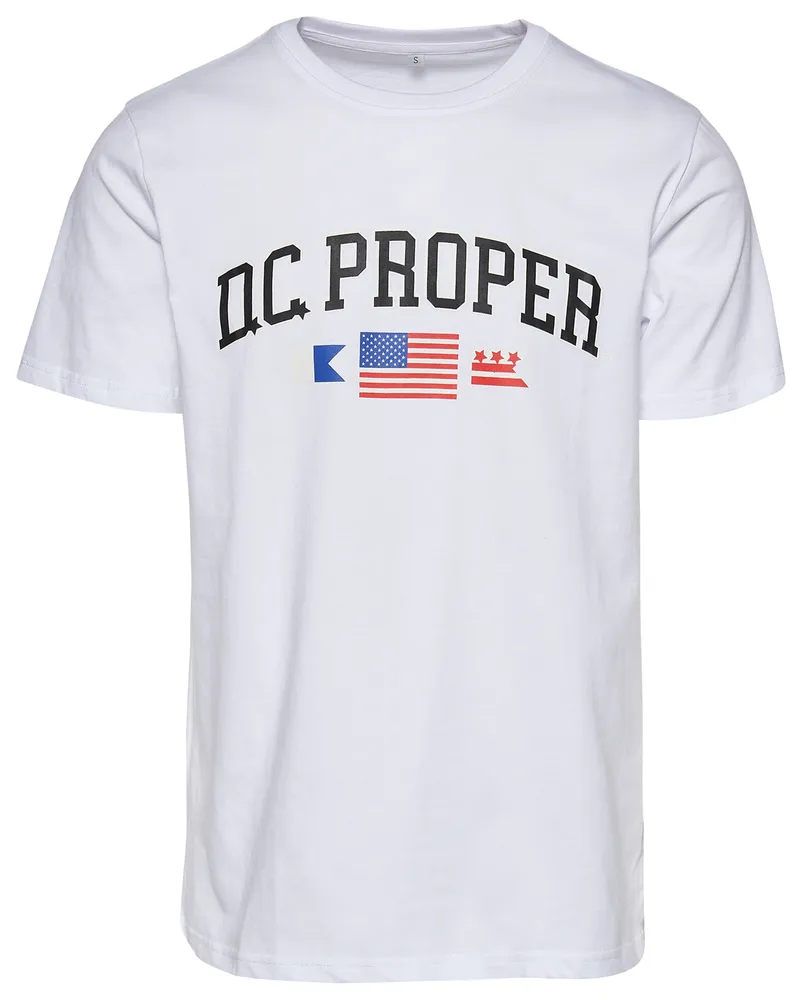 DC Proper Mens Logo T-Shirt - White/Multi | Mall of America®