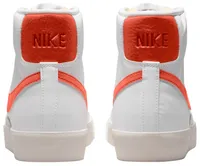 Nike Womens Blazer Mid '77 FN - Shoes White/Orange | Plaza Las Americas