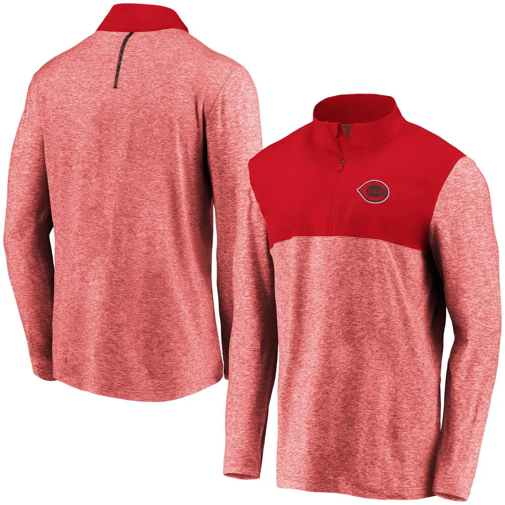 Fanatics Reds Iconic Marble Clutch Half-Zip Jacket - Men's | Green Tree ...