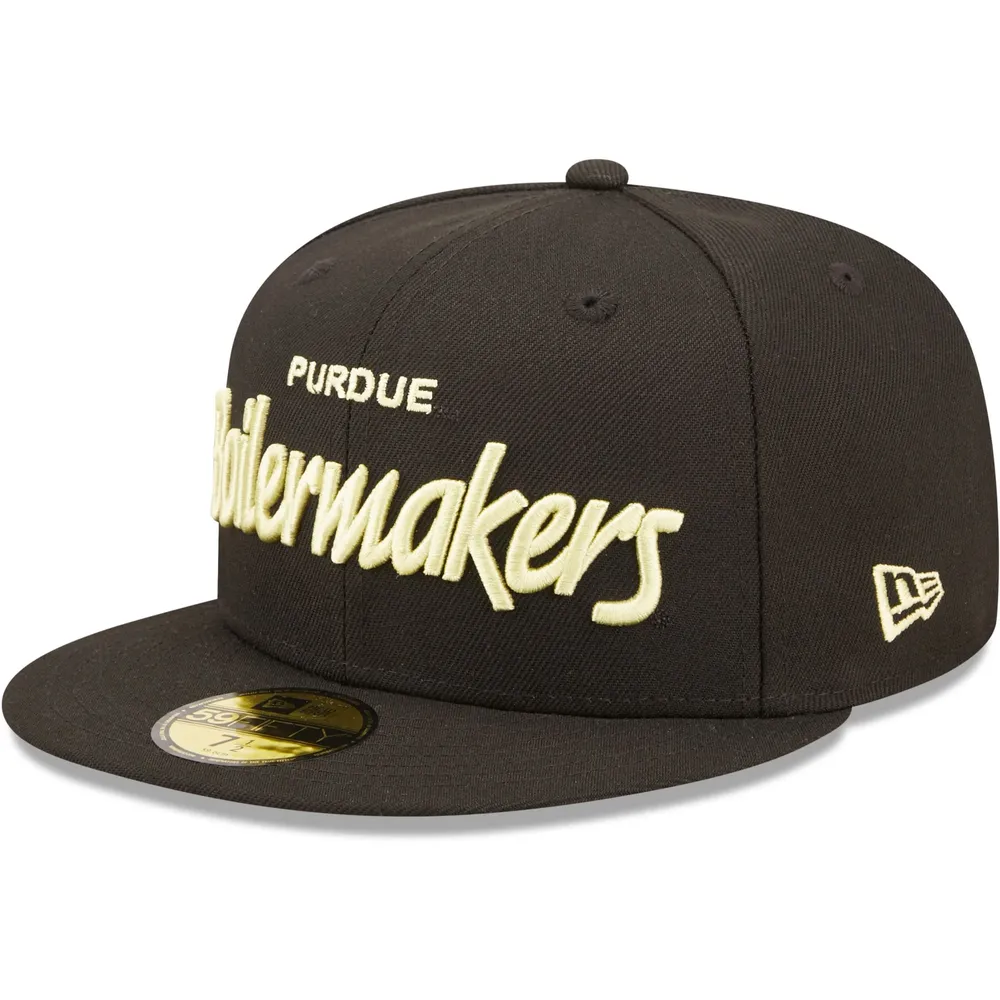 New Era Purdue Script Original 59FIFTY Fitted Hat - Men's | Green Tree Mall